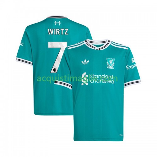 Divisa di Calcio Liverpool Florian Wirtz 7 Terza 2025/2026